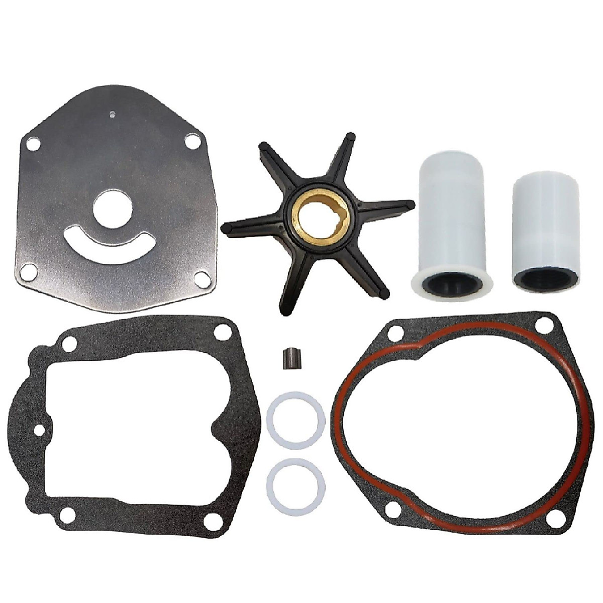 UanofCn 821354A2 Water Pump Impeller Kit for Mercury Mariner Marine Outboards 25 to 50 HP Motor with Tubes