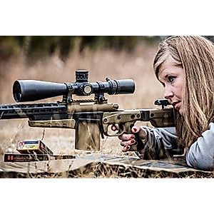 Nightforce Optics 5-25x56 ATACR Series Riflescope, Matte Black with First Focal Plane H59 Reticle, 34mm Tube Diameter, .1 Mil-Radian, Side Parallax Adjust