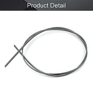 Othmro 1Pcs 3.28ft ABS Plastic Welding Rods, Gray 1/5"x1/81" (WxTHK) ABS Plastic Shell Repair Rods Welder Sticks for Daily Plastic Repair, Car bumper Plastic Repair, Hot Air Gun