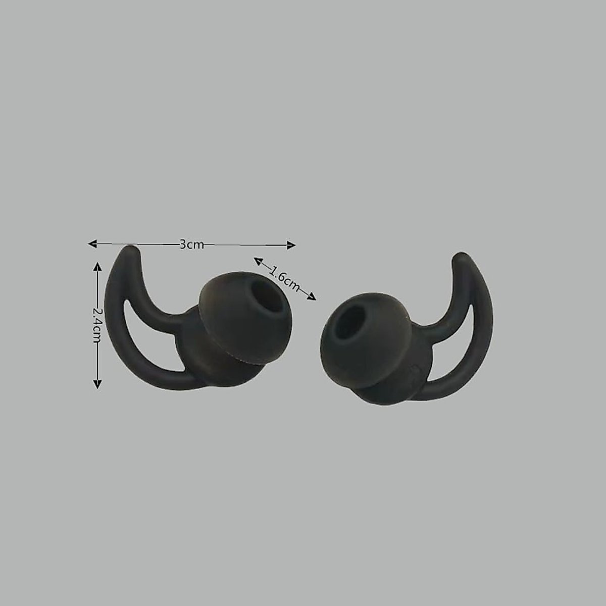 WANSUPYIN 2023 2 Pairs Medium Earbuds Replacement for Bose QC30/QC20/QC20i/SoundSport SIE2i IE2 IE3