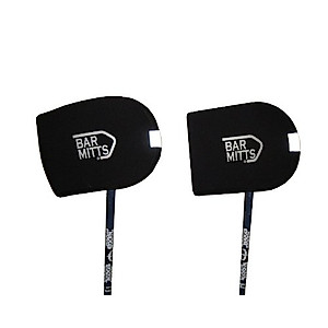 Bar Mitts X-Country/Snowshoe Ski Pole Mitts, Black, One Size