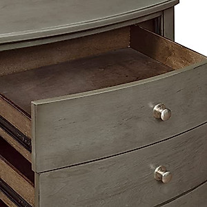 Lexicon Baylor 3-Drawer Nightstand, Gray