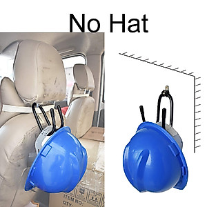 YYST Hard Hat Rack Hard Hat Holder Storage Hanger - No Hard Hat -4/PK-Screws Included