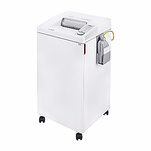 ideal. 2604 Cross-Cut Centralized Office Shredder with Automatic Oiler, Continuous Operation, 23 to 25 Sheet Feed Capacity, 26 gal Bin, Shred Staples/Paper Clips/Credit Cards/CDs/DVDs, P-4 Security