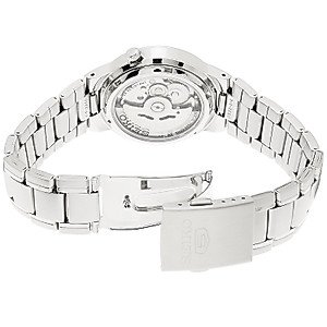 Seiko Men's SNK607 Automatic Black Dial Stainless Steel Watch