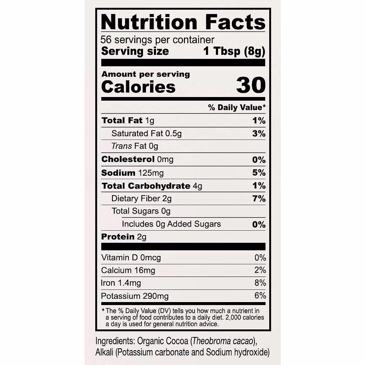 Anthony's Organic Black Cocoa Powder, 1 lb, Unsweetened, Dutch Processed, Gluten Free, Non GMO