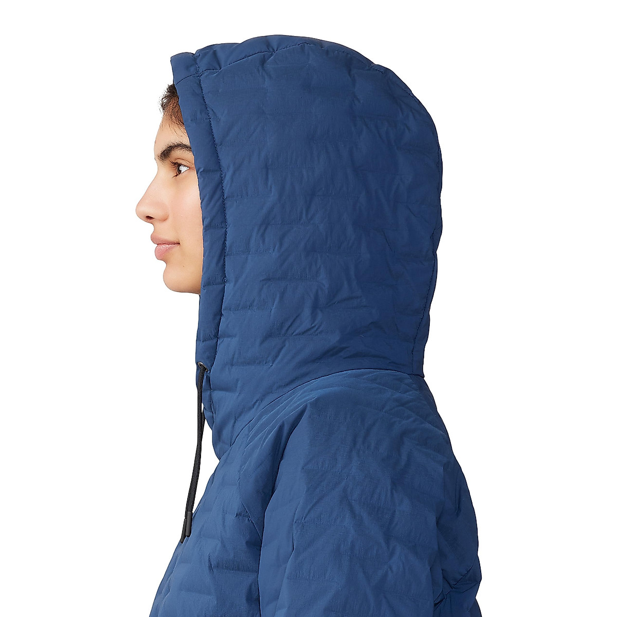 Mountain Hardwear Women's Stretchdown Light Pullover Hoody, Outer Dark, Small