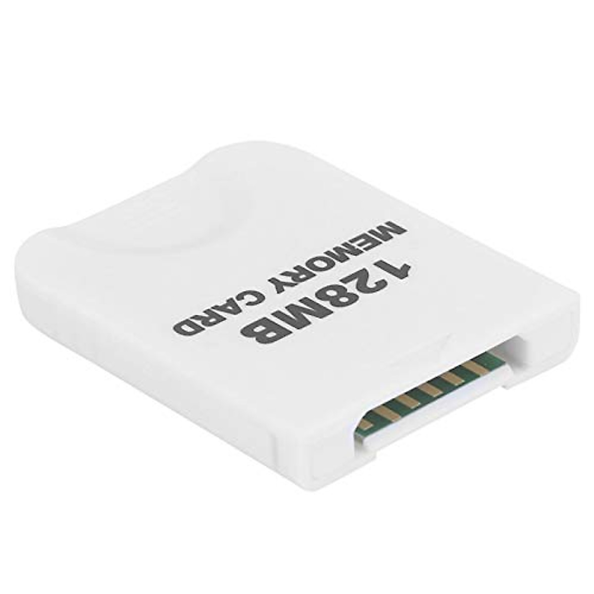 Memory Card ABS Shell Read Console Game Memory Card Easy to Use,for Console Game,for Store Characters,Levels,Scores,Etc(128MB-white)