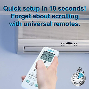 HQRP Universal Remote Control Compatible with LG LW1012CR LW1012ER LW1210HR LW1211ER LW1212ER LW1212HR Air Conditioner