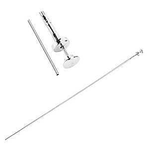 GLOGLOW Cattle Insemination Syringe, Stainless Steel Casu Type Cow Seeding Needle Fertilization Tool Farm Tools Accessory(S)