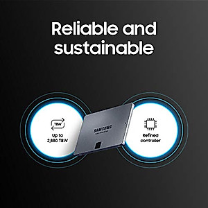 SAMSUNG 870 QVO SATA III SSD 4TB 2.5" Internal Solid State Drive, Upgrade Desktop PC or Laptop Memory and Storage for IT Pros, Creators, Everyday Users, MZ-77Q4T0B