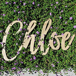 Personalized Wood Fiberboard Painted Name Sign 12", 17", 23", 35" Wide Options Custom Baby Name Sign for Nursery Décor