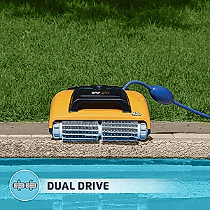 DOLPHIN W20 Commercial Robotic Pool [Vacuum] Cleaner with Caddy - Engineered for Unmatched Cleaning Performance - Ideal for Commercial Swimming Pools up to 68 Feet