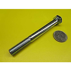 Class 10.9 Zinc Steel Hex Bolts PT M12 x 1.75 mm x 110 mm Long 5 pcs