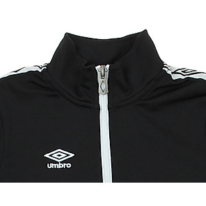 Umbro Boys Double Diamond Tracks Set, Black/White, Size 7