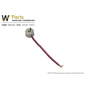 Whirlpool WP4387490 OEM SxS Refrigerator Defrost Thermostat, Red and White