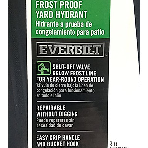 Everbilt 3 ft. Bury Depth Frost Proof Yard Hydrant