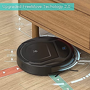 Lefant Vacuum and Mop Combo, WiFi/App/Alexa Control, 2000Pa Strong Suction 2 in 1 Mopping Robotic Vacuum Cleaner, Self-Charging, Tangle-Free, Slim, Ideal for Hard Floor, Pet Hair, Carpet M210B