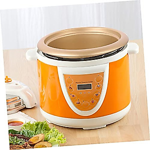 Luxshiny Rice Cooker Liner Asian Rice Interior Accessories Stainless Steel Container Electric Cooker Inner Rice Cooking Pan Stockpot Cooking Pot Inner Cooking Pot Rice Cooker Replace Pot