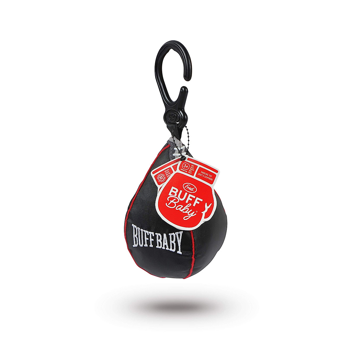 Genuine Fred Buff Baby Speed Bag Crinkle Toy, Hanging Toy for Play Gym and Stroller, Engaging and Sensory Rich Toy, Fun Gift for Fitness Enthusiast and New Parents, Unique Gift