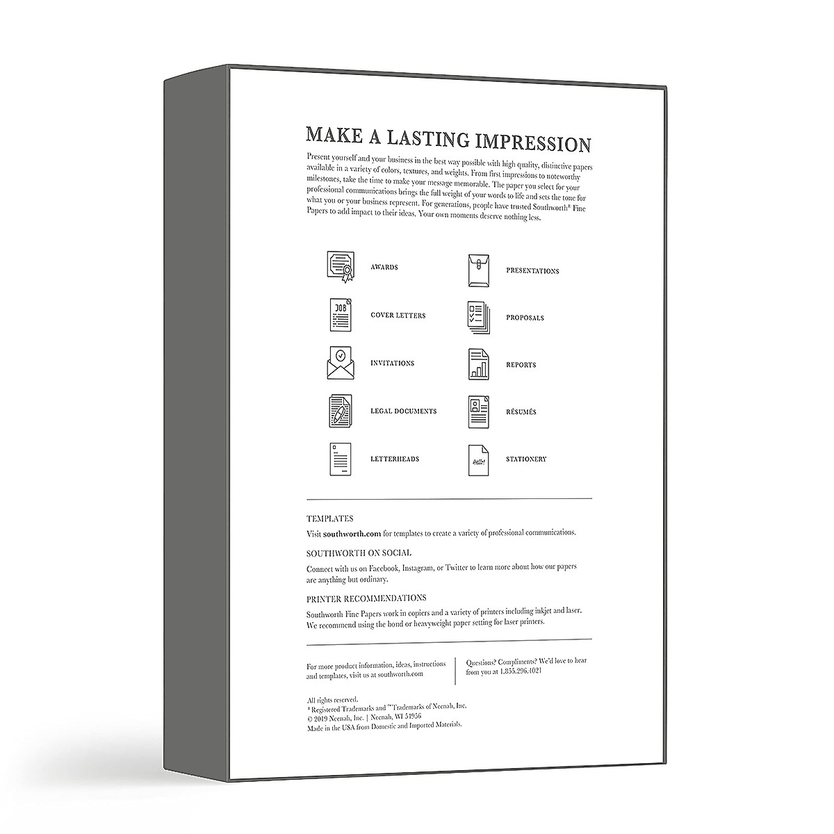 Southworth 24lb 25% Cotton Business Paper