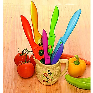 CHEF'S VISION Blade Keepers Protective Knife Covers for the Wildlife Series Knives - Knives Not Included - Color Blade Cover Sheaths for Kitchen Knives - Blade Guards to Protect your Wildlife Knives