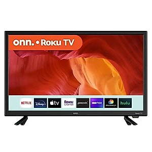 ONN 24-Inch Class HD LED Smart TV 720p Resolution, 60 Hz Refresh Rate, DLED Display, Wireless Streaming 100012590 (Renewed)