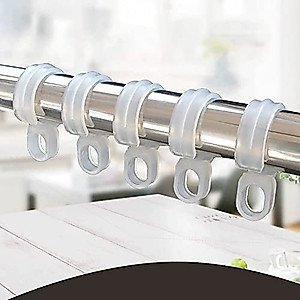 ccHuDE 50 Pcs Plastic Windproof Hanger Hooks Clothes Hanger Buckle Clip Laundry Hanging Hooks Closet Rod Hanging Tool for Drying Rack