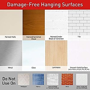 Command Large Utility Hooks, Damage Free Hanging Wall Hooks with Adhesive Strips, No Tools Wall Hooks for Hanging Decorations in Living Spaces, 7 White Hooks and 12 Command Strips