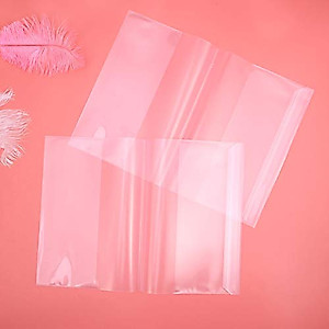 STOBOK 10 pcs Clear Exercise Book Cover Clear Plastic Book Protector Waterproof Note Book Cover Sleeve / 16K