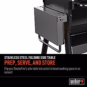 Weber SmokeFire Folding Side Table, Silver