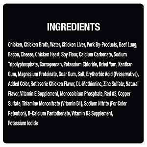 CESAR Wet Dog Food Loaf & Topper in Sauce Rotisserie Chicken Flavor with Bacon & Cheese, (24) 3.5 oz. Easy Peel Trays