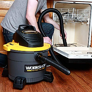WORKSHOP Wet/Dry Vacs Vacuum WS0915VA General Purpose Wet/Dry Vacuum Cleaner, 9-Gallon Shop Vacuum Cleaner, 4.25 Peak HP Wet and Dry Vacuum