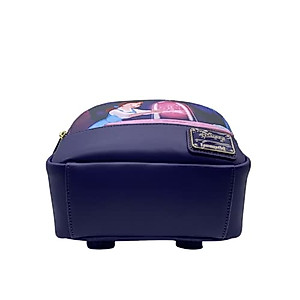 Loungefly Beauty and the beast Scene Triple Pocket Double Strap Shoulder Bag