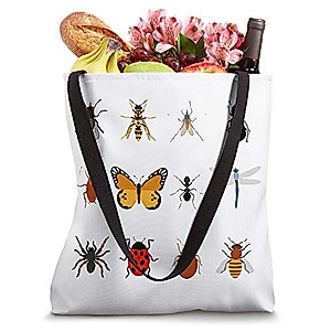 Entomology Insect Chart Entomologist Bug Types Gift Tote Bag
