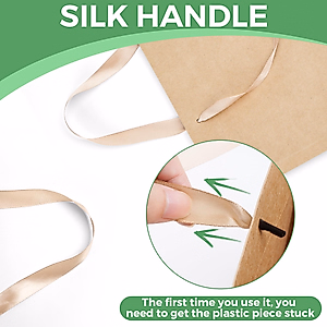 MOXARYSU Brown Gift Bags With Handles: 16x6x12 Inch 3pcs Extra Large Kraft Gift Bags Bulk For Party Shopping Birthday Wedding