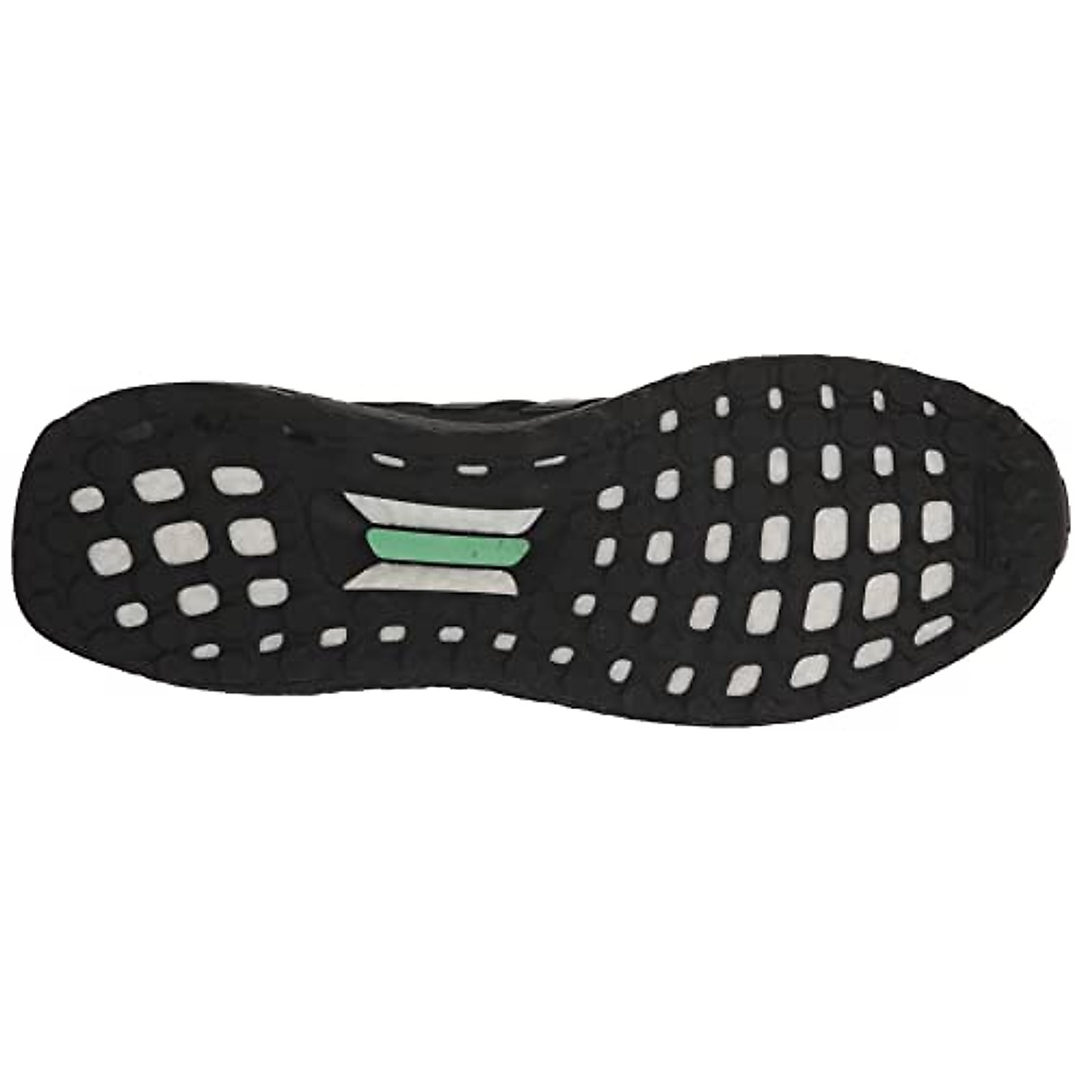 adidas Men's Ultraboost 1.0 Running Shoe, Black/White/Beam Green, 11