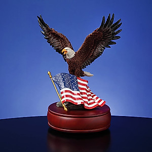 The San Francisco Music Box Company American Eagle Muscial Figurine