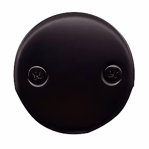 Westbrass Tip-Toe Sch. 40 ABS Bath Waste with Two-Hole Elbow, Oil Rubbed Bronze, D4931-12