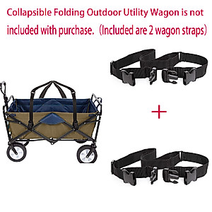 CORRBPEN Universal Buckle Straps Compatible with Collapsible Folding Outdoor Utility Wagon,mac Wagon Accessories,Sports Folding Wagon Accessories,Children's Dining Chair seat Belt, Wagon Accessories.