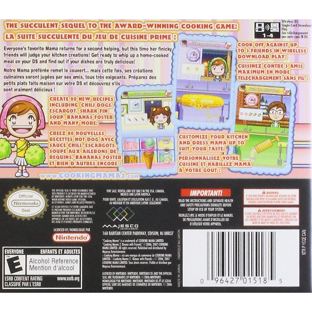 Cooking Mama 2: Dinner With Friends - Nintendo DS (Renewed)