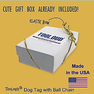 TOOLOUD Cute Panda With Ear Buds Adult Dog Tag Chain Necklace - 1 Piece