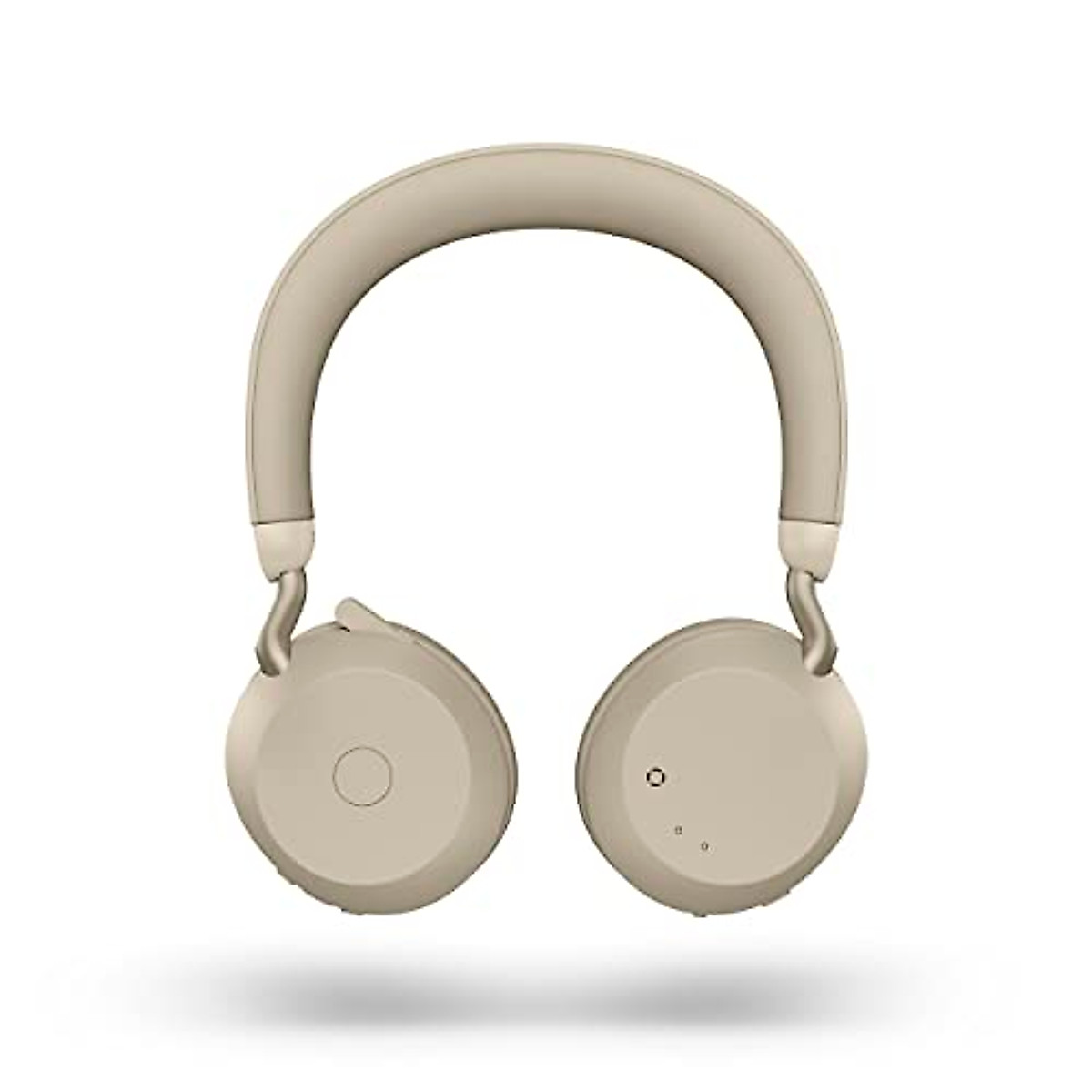 Jabra Evolve2 75 Wireless PC Headset with 8-Microphone Technology - Dual Foam Stereo Headphones with adjustable Advanced Active Noise Cancellation, USB-A Bluetooth Adapter and UC Compatibility - Beige