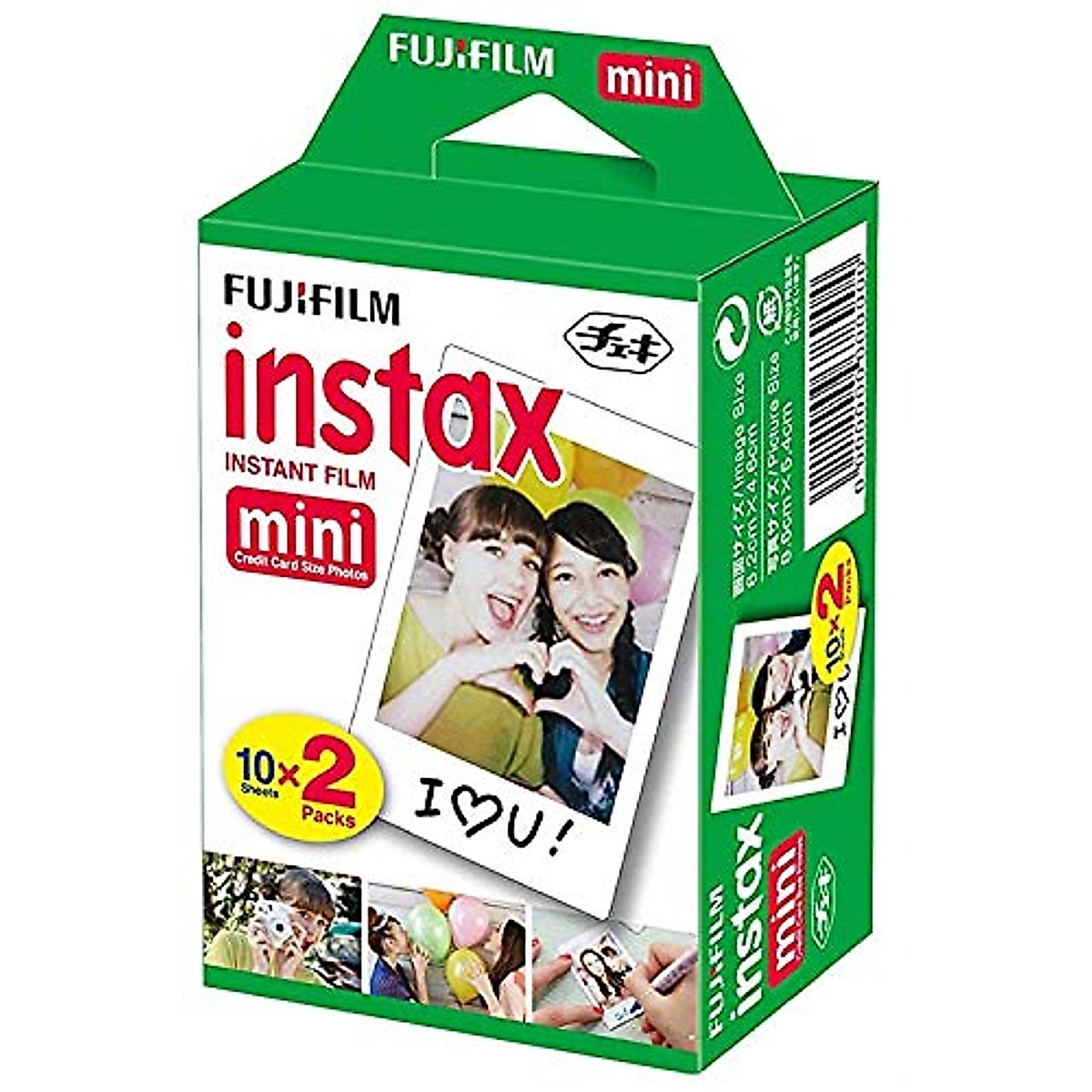 Fujifilm Instax Mini 11 Instant Camera + Fuji Instax Film 20 Shots + Protective Case + Frames Design Kit (Ice White)