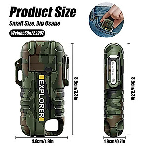 Bistfy Electric 360 Flexible Rechargeable USB Lighter, Type C Arc Plasma Windproof and Waterproof Flameless Grill Lighter for Candle Aromatherapy Camping BBQ Gas Stove