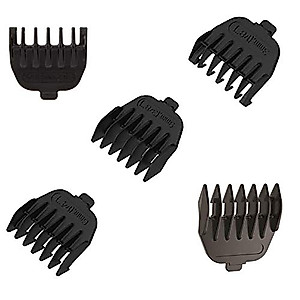 5pc Snap on Comb Set Compatible with Remington MB-2500, PG-6020, PG-6015, PG-6025, PG-6250, VPG6530, MB6550