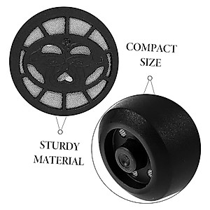 VOSAREA 5pcs Coffee Filter Cup Coffee Supplies Coffee Machine Filter Coffee Strainer with Lid Espresso Filter Basket Coffee Making Supply Refillable Tea Filter Stainless Steel