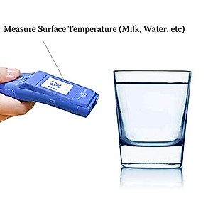 MINDPET-MED Fast Clinical Pet Thermometer for Dogs, Cats, Animals with 3 Switchable Modes (Body, Object Surface Temp,Room), Body Modes accurately Measures pet Ear Temperature, C/F Switchable