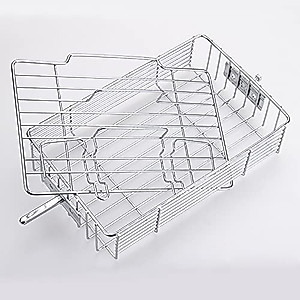 TWDYC Bracket Air Fryer Electric Cooker Accessories Grill Rack Microwave Oven Rack Empty Grid High Chassis Fried Shelf