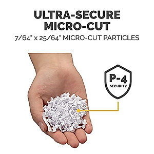 Fellowes 62MC 10-Sheet Micro-Cut Home and Office Paper Shredder with Safety Lock